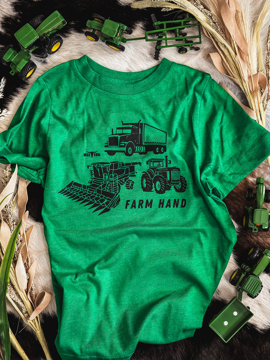 Farm Hand T Youth - Green – Western T Brand LLC