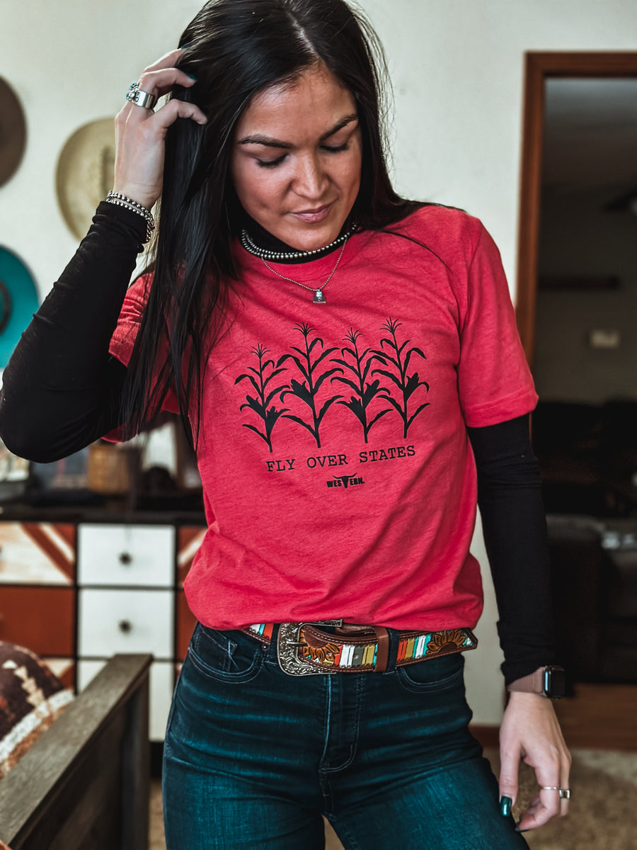 Fly Over States - Red – Western T Brand LLC