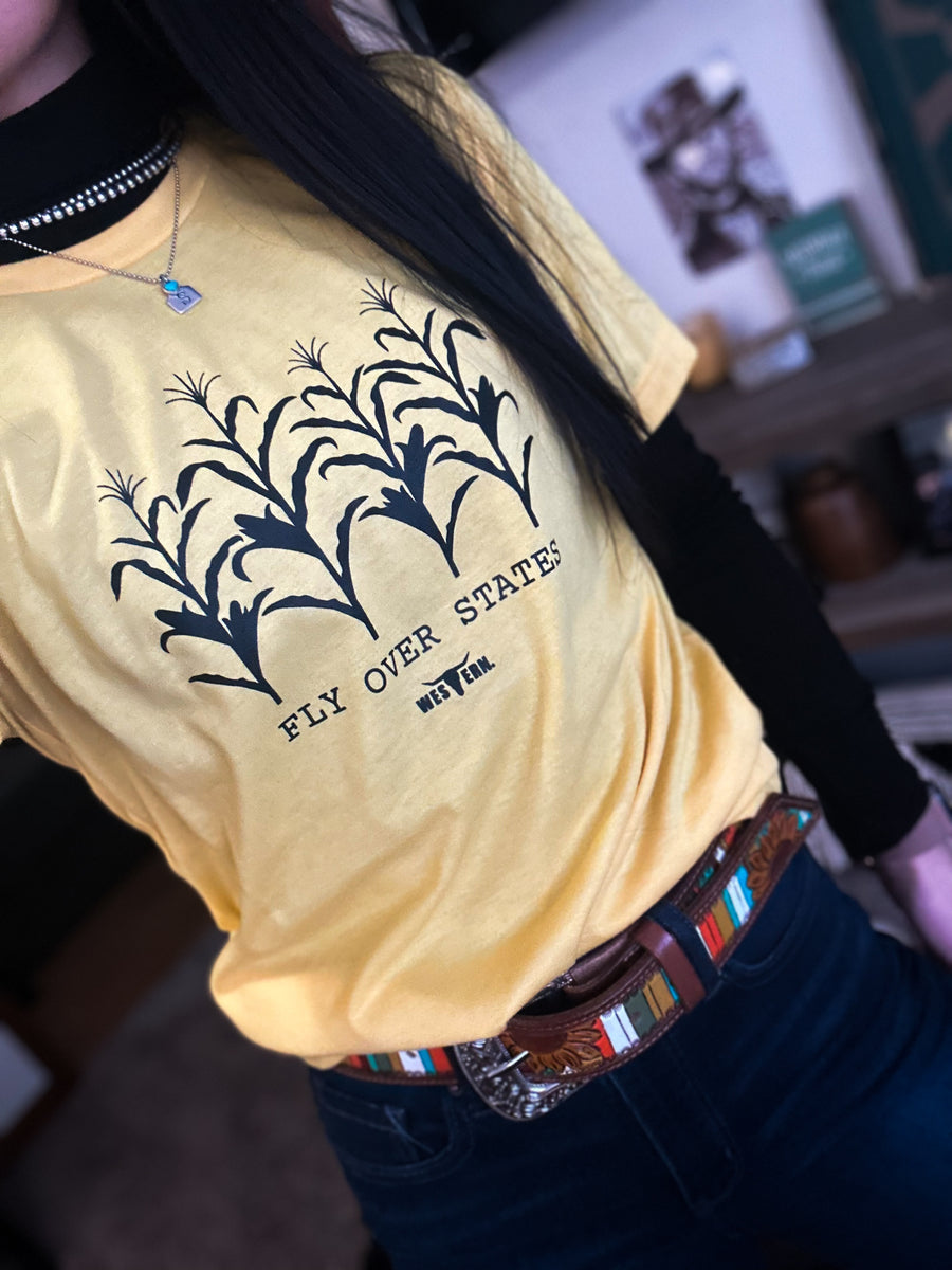 Fly Over States - Yellow – Western T Brand LLC